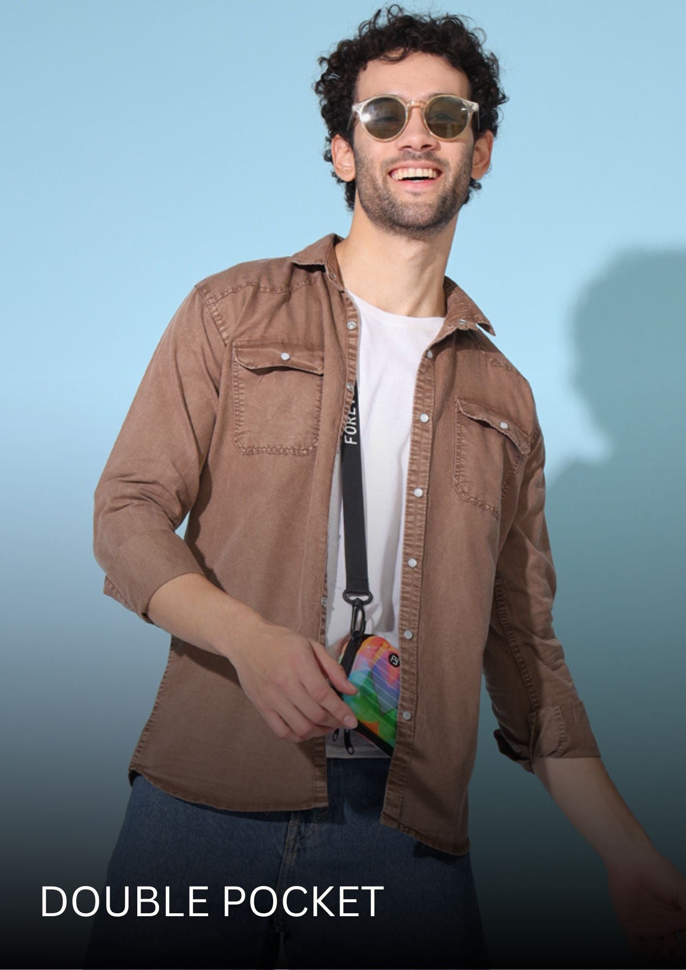 Buy Flap Double Pocket Shirt For Men Online in India – Doubleone